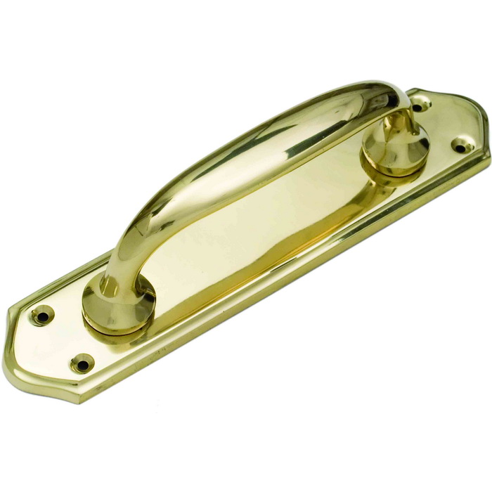 Heavy Pull Handle on Back Plate | Oriental Metal Works